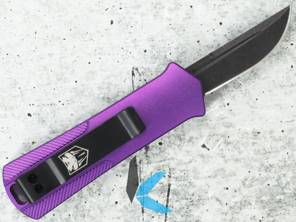 CobraTec Knives CALI952PURDNS California 952 OTF Purple - KnifeHub