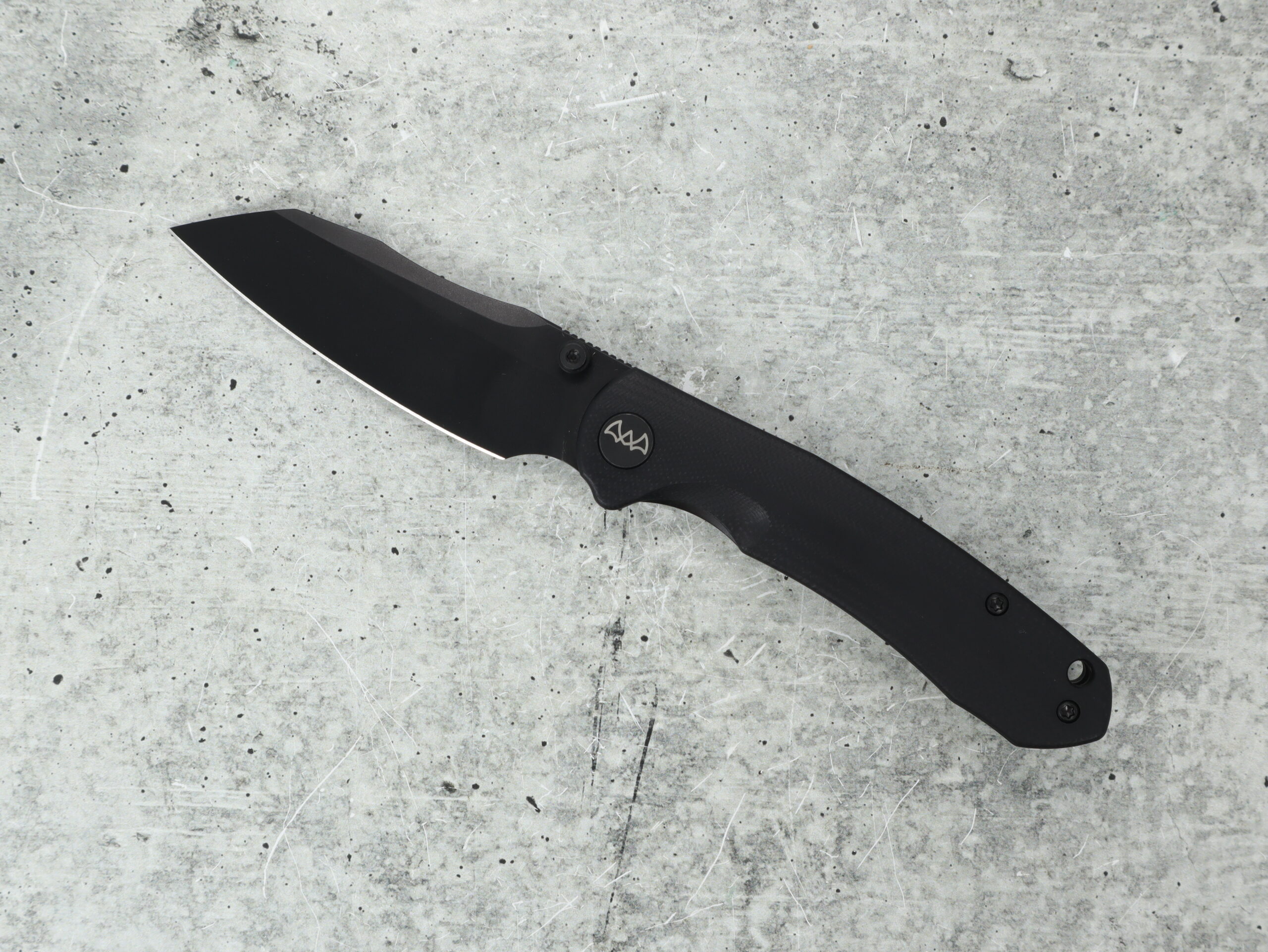 Pre-Owned Wixco Axor Liner Lock Black Handles, Black Blade, with box ...